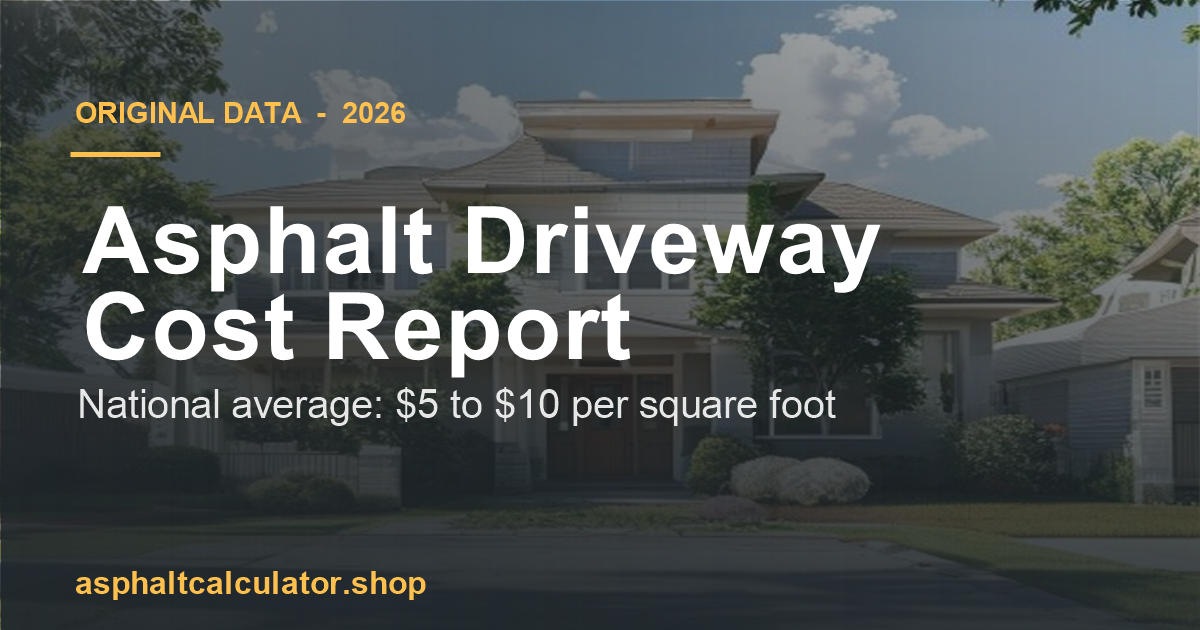 2026 Asphalt Driveway Cost Report: National and Regional Data | Asphalt ...